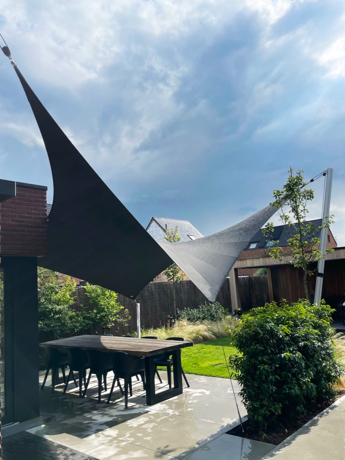 Terrasoverkapping Doek Waterdicht | Geel | Portfolio